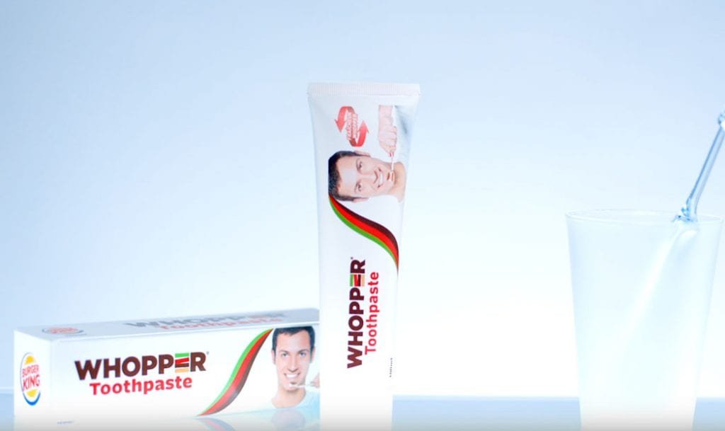 Burger King Lança Creme Dental Sabor Whopper - Comunicadores